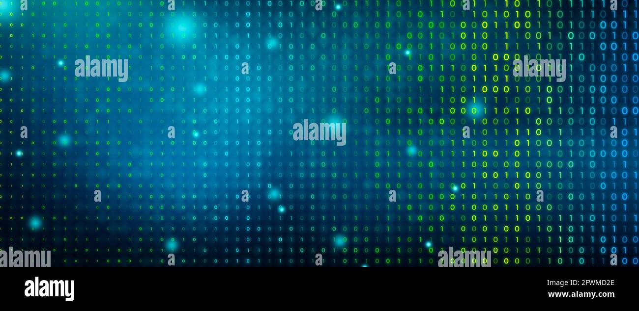 Abstract Business Information Technology background concept. Code ...