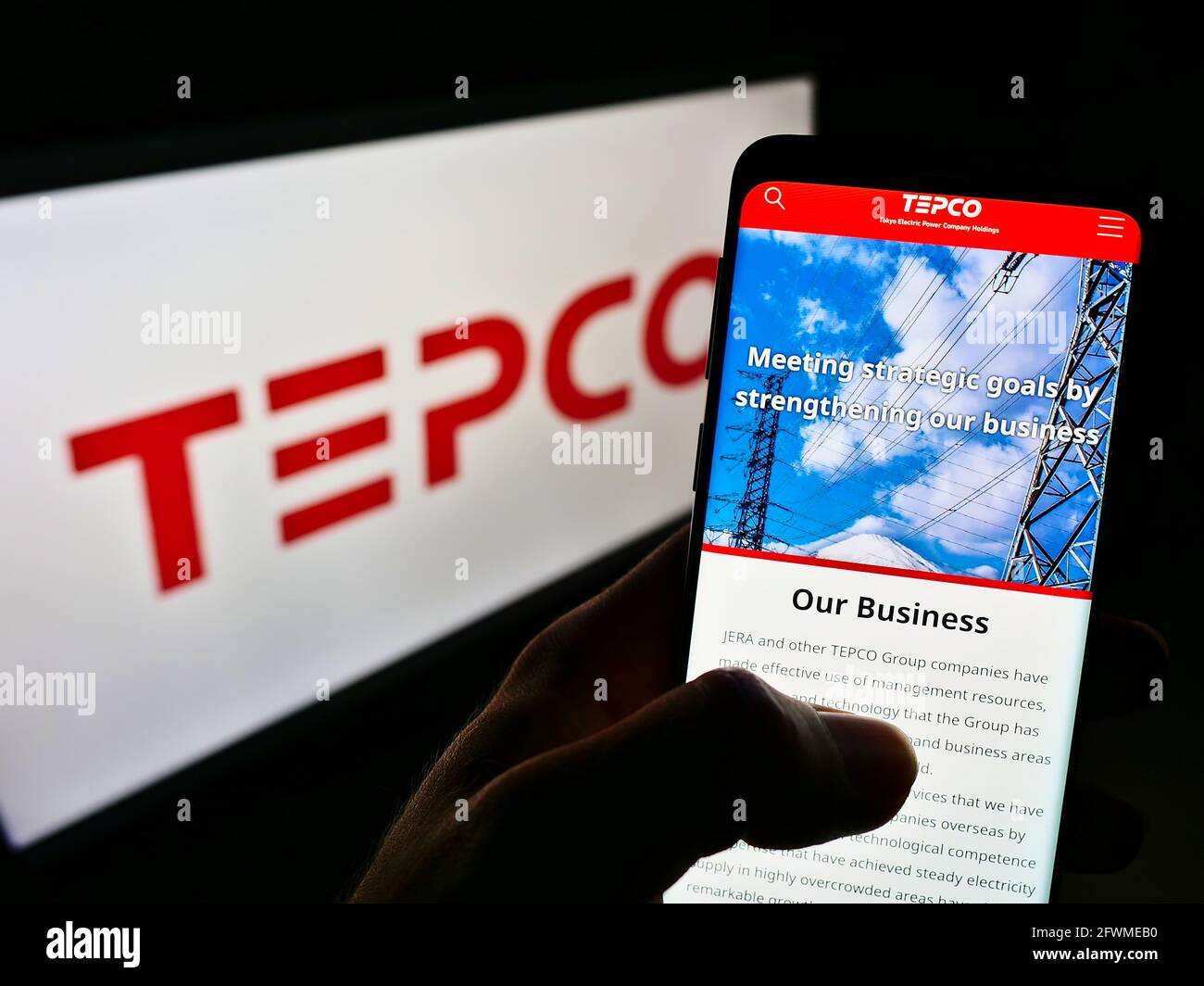 Tepco logo hi-res stock photography and images - Alamy