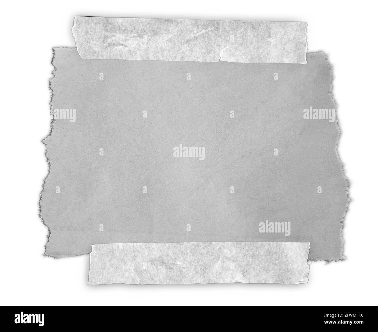 Piece of torn paper taped on plain background Stock Photo - Alamy