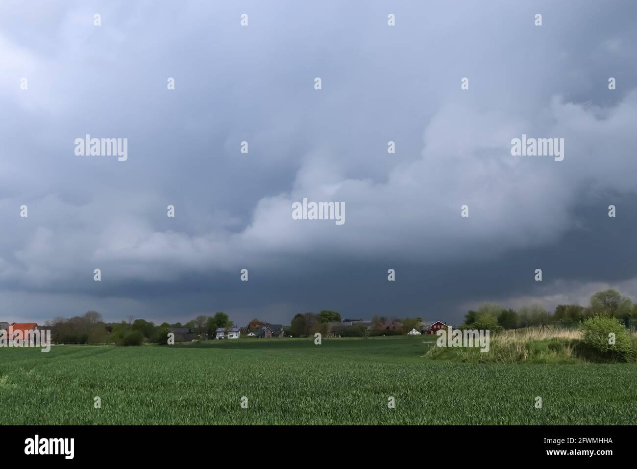 Big forming cloud formations before a storm Stock Photo - Alamy