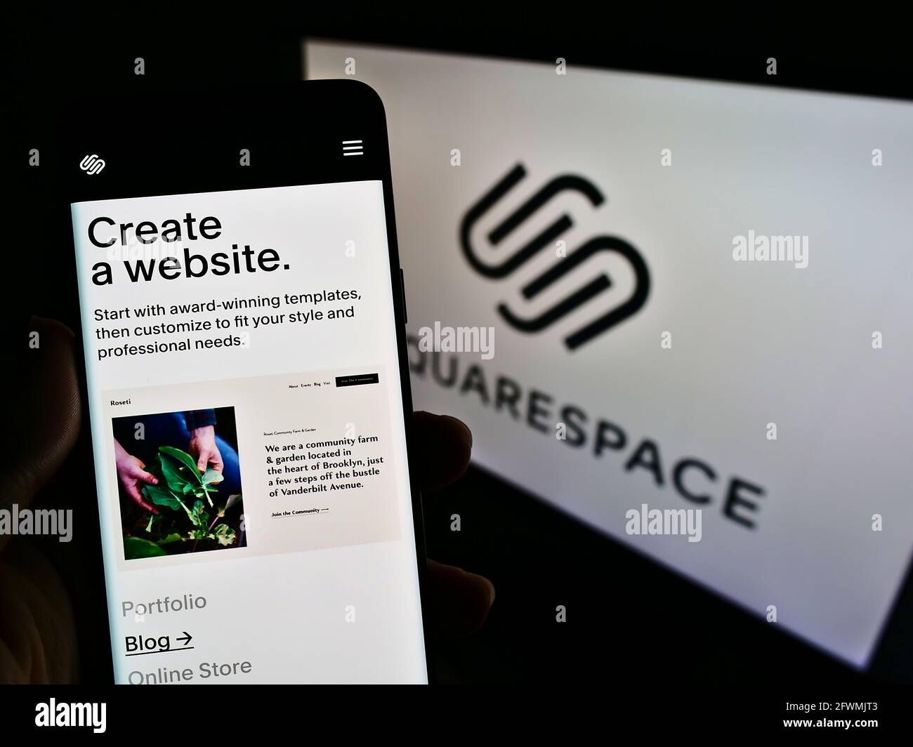 Squarespace background hi-res stock photography and images - Alamy