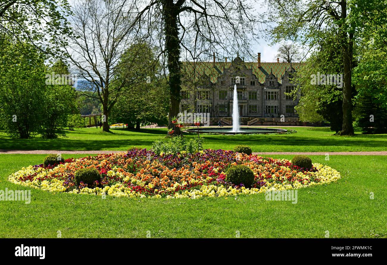 Altenstein Castle Park in Thuringia Stock Photo - Alamy