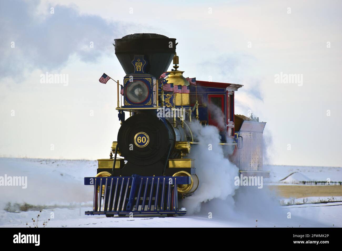Jupiter Steam Train Stock Photo - Alamy