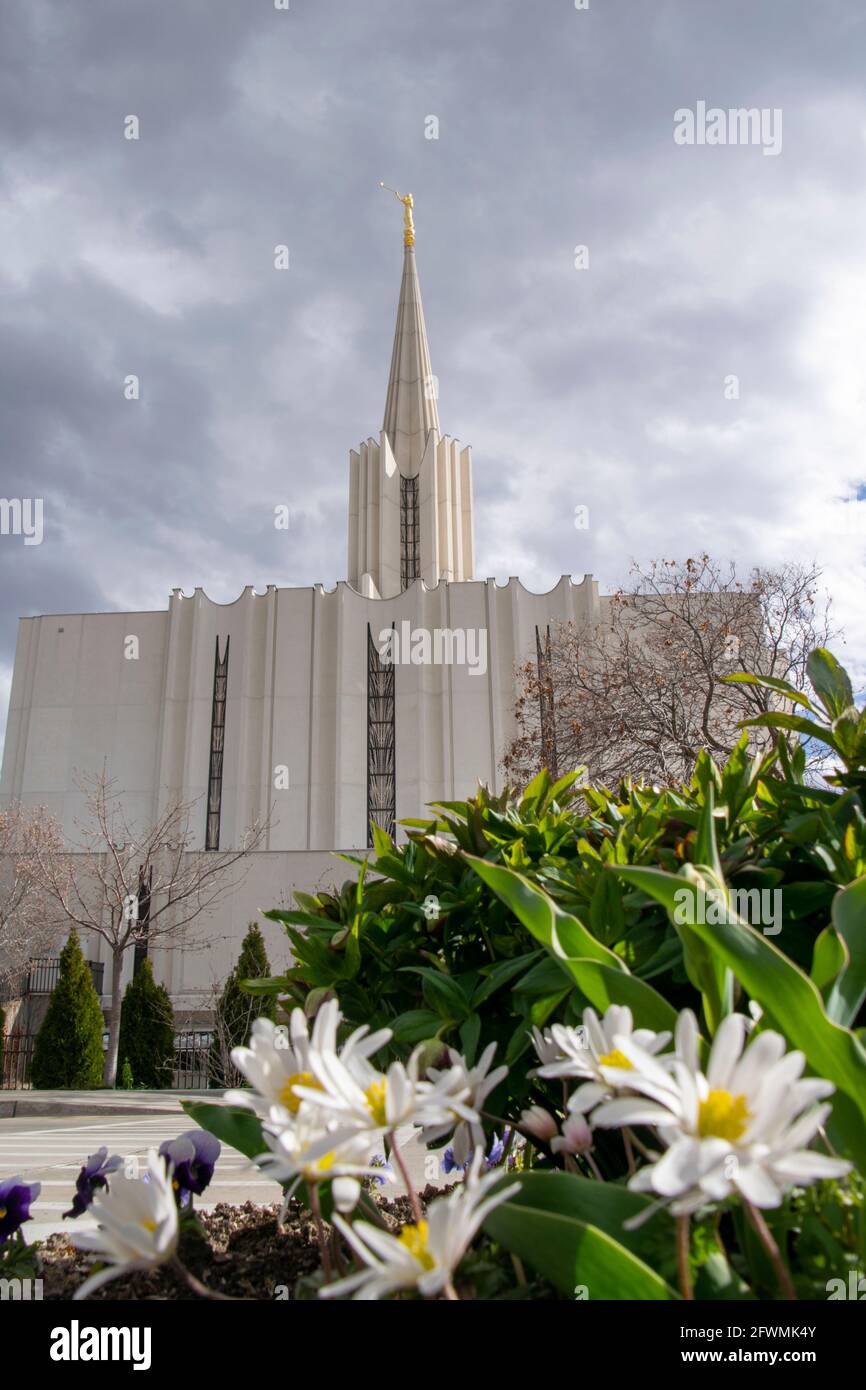 Jordan river temple utah hi-res stock photography and images - Alamy