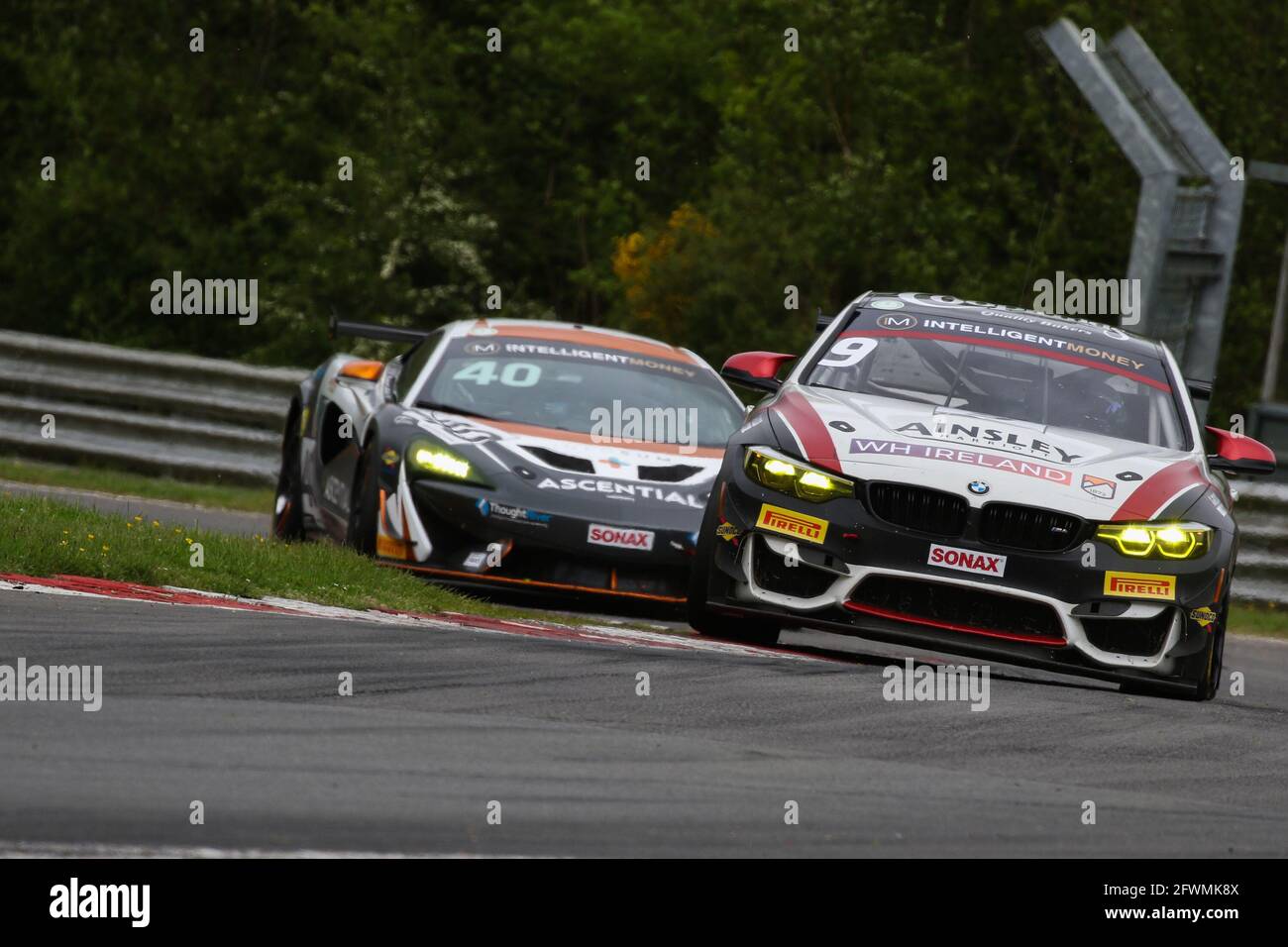 Longfield, UK. 23rd May, 2021. Century Motorsport (#9) BMW M4 GT4 Chris ...