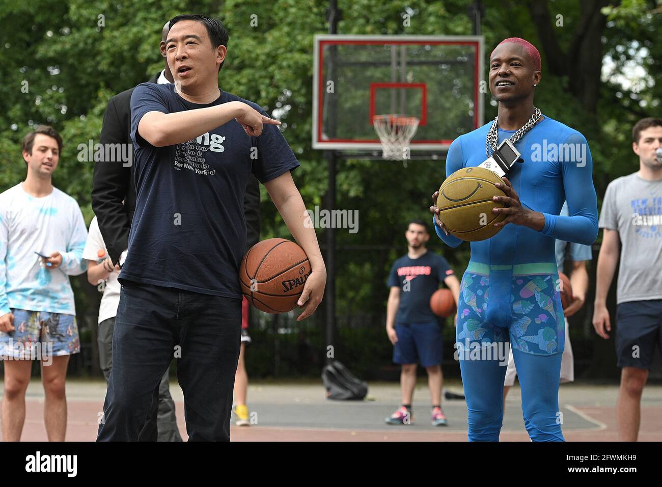 New York, USA. 23rd May, 2021. New York City Mayoral candidates ...