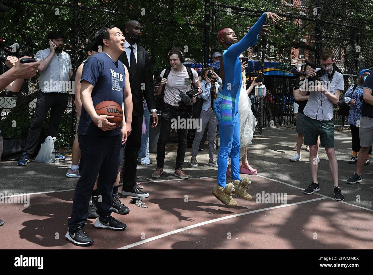 New York, USA. 23rd May, 2021. New York City Mayoral candidates ...