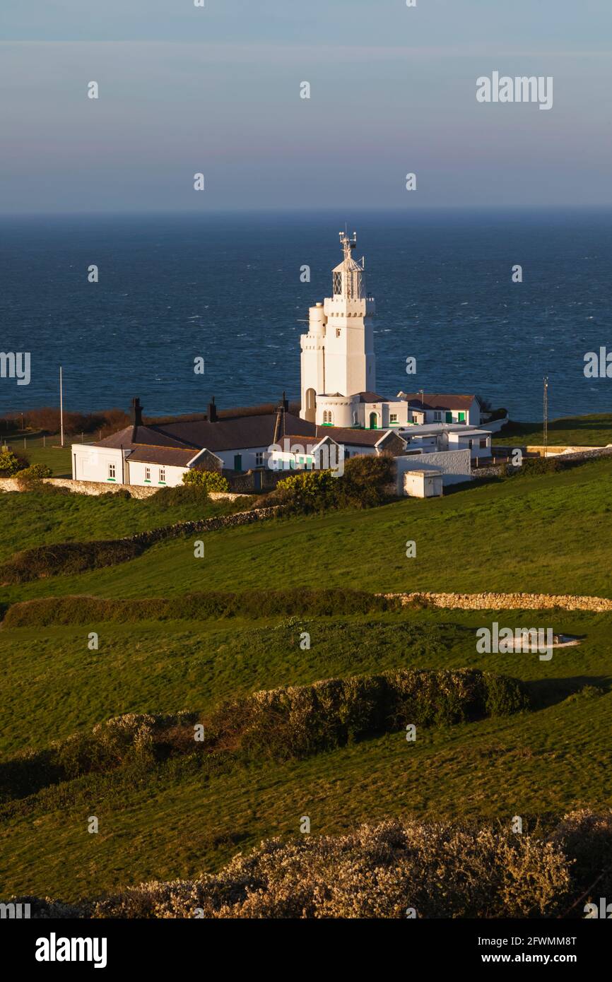England, Isle of Wight, Niton, St.Catherine's Lighthouse Stock Photo ...