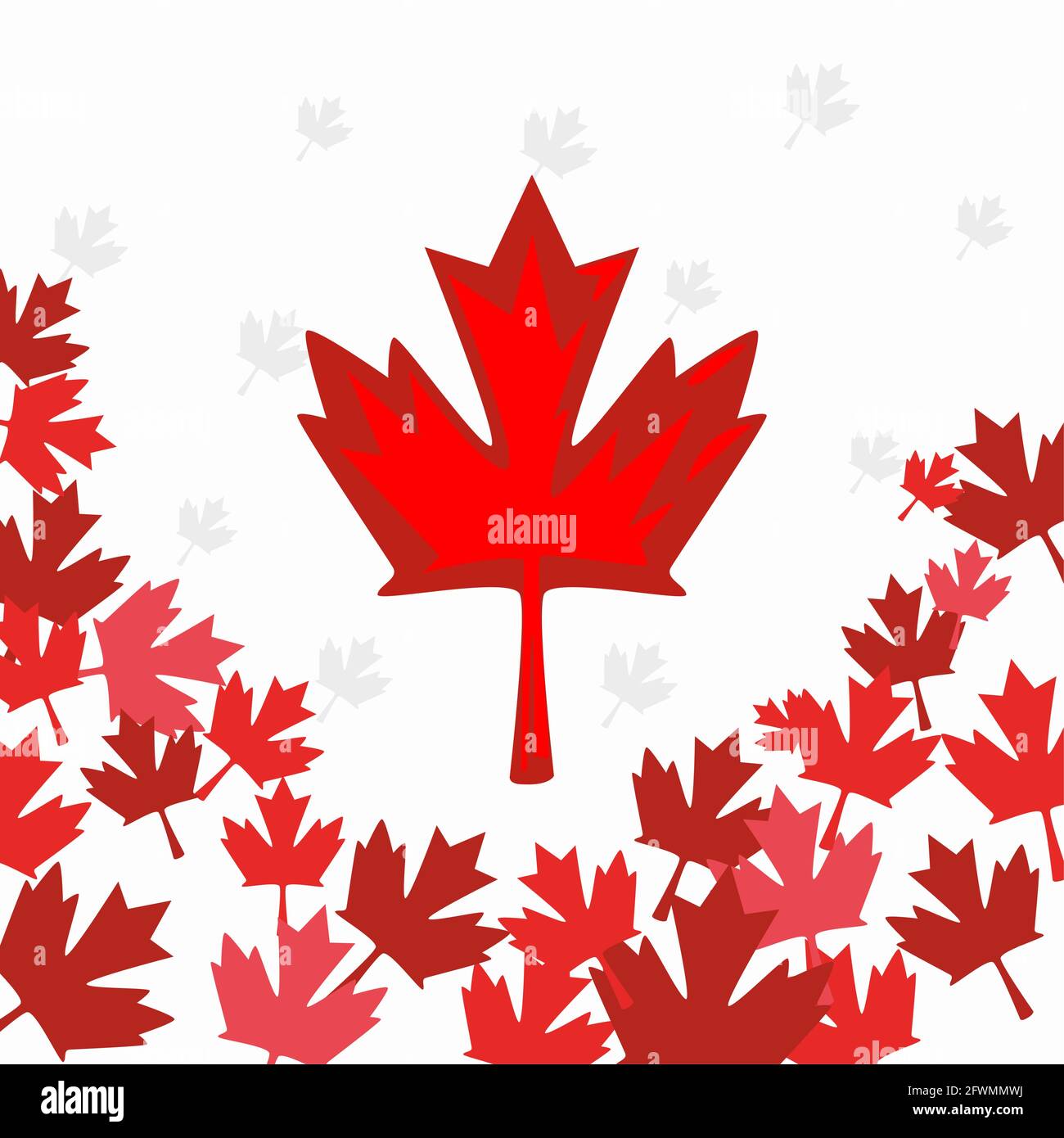 Canadian maple leafs Stock Vector Images - Alamy