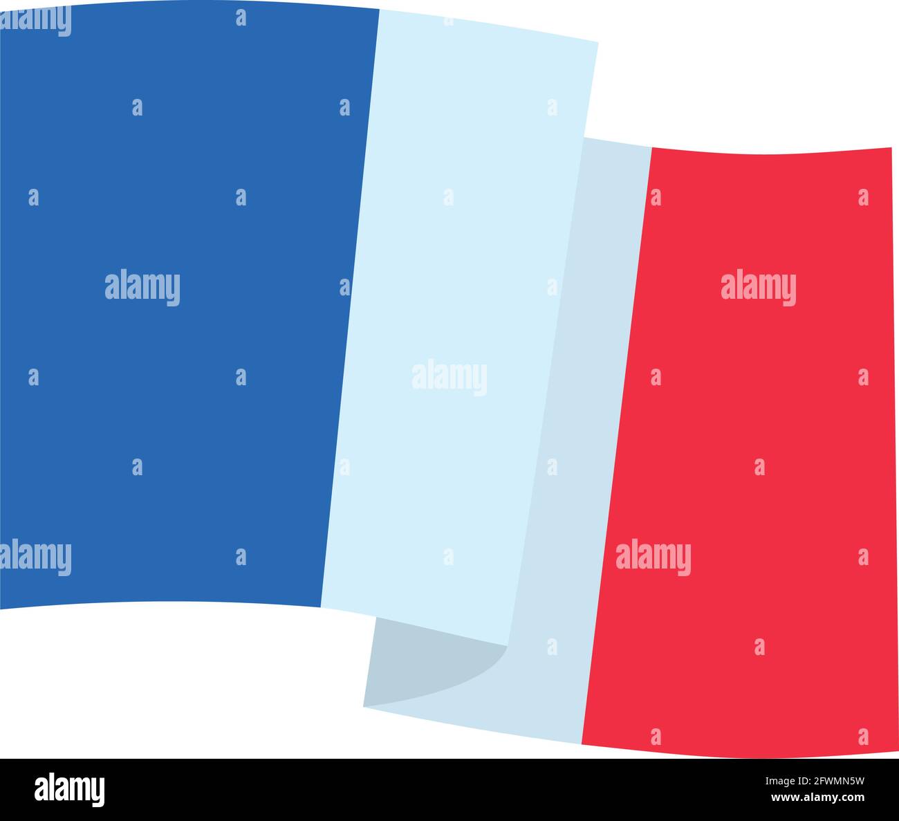 france flag waving on background Stock Vector Image & Art - Alamy