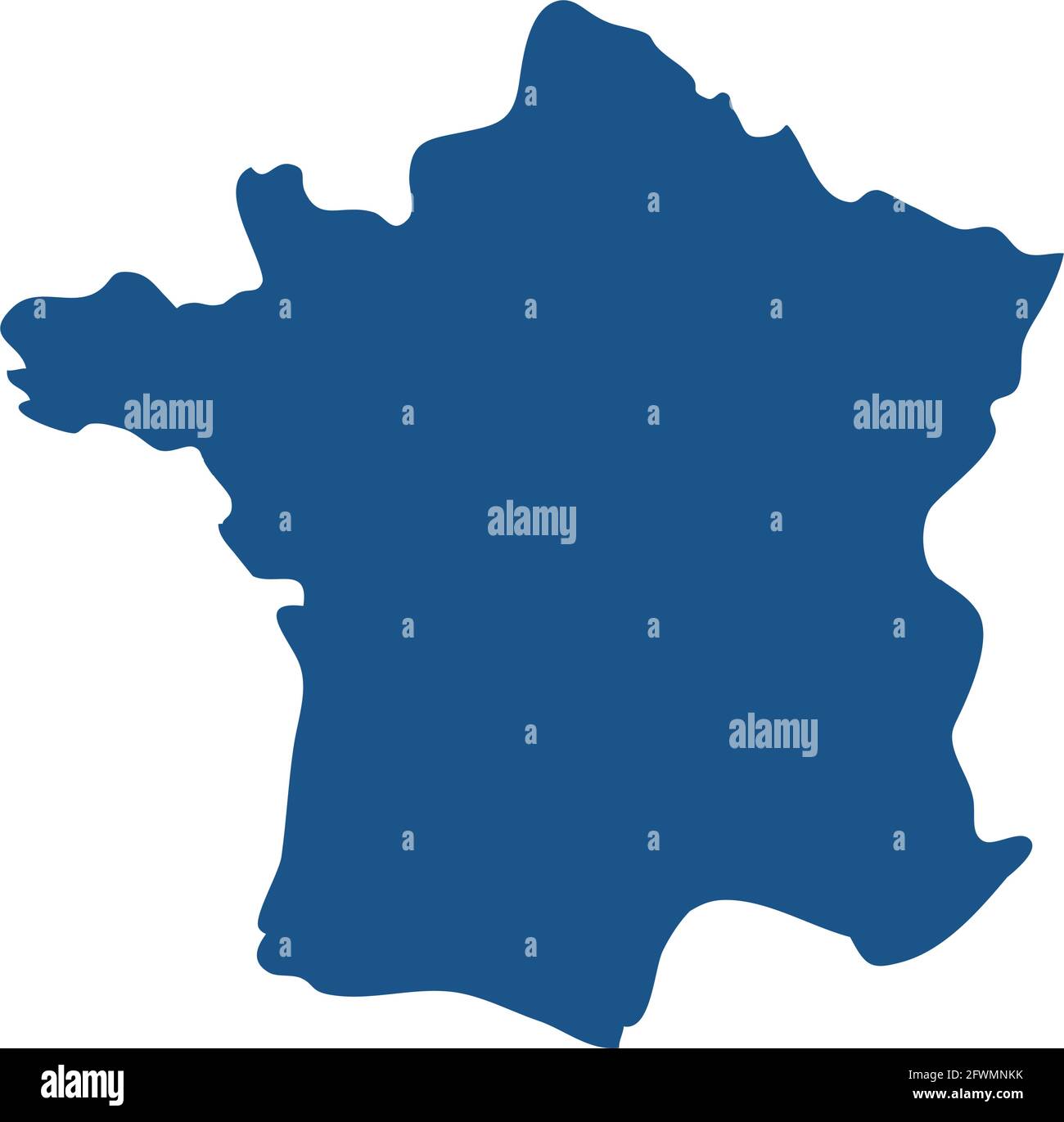 france map on white background Stock Vector Image & Art - Alamy