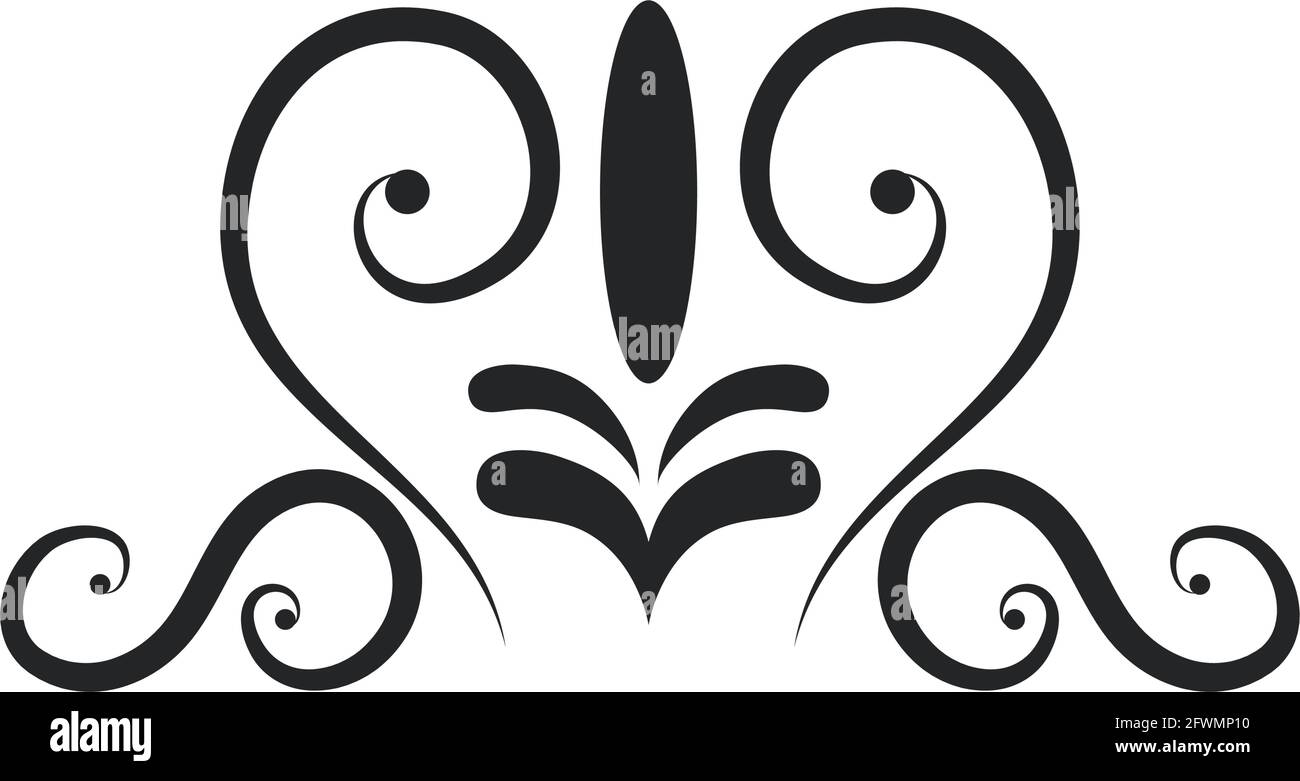 decorative vintage header on background Stock Vector Image & Art - Alamy