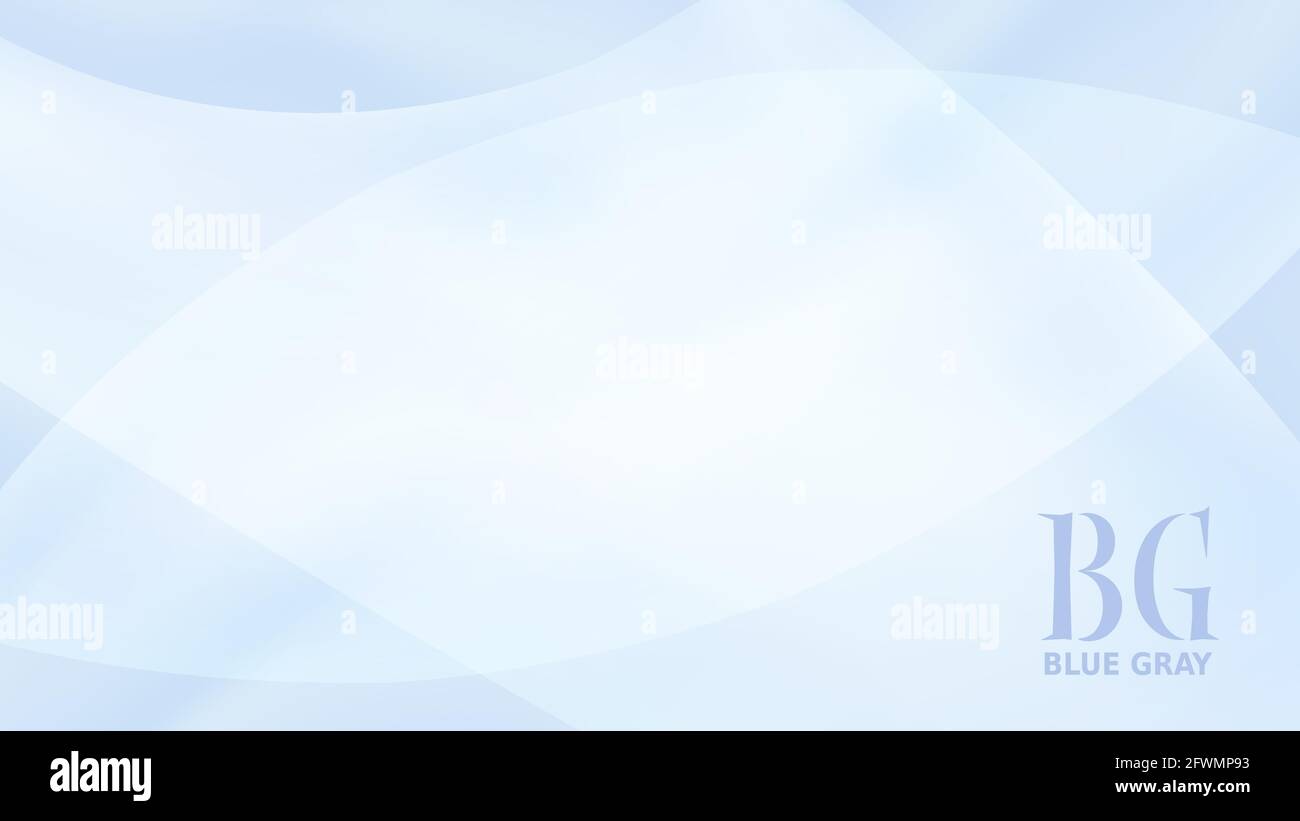 Abstract minimal light blue background with rounded translucent shapes. Simple vector graphic ...