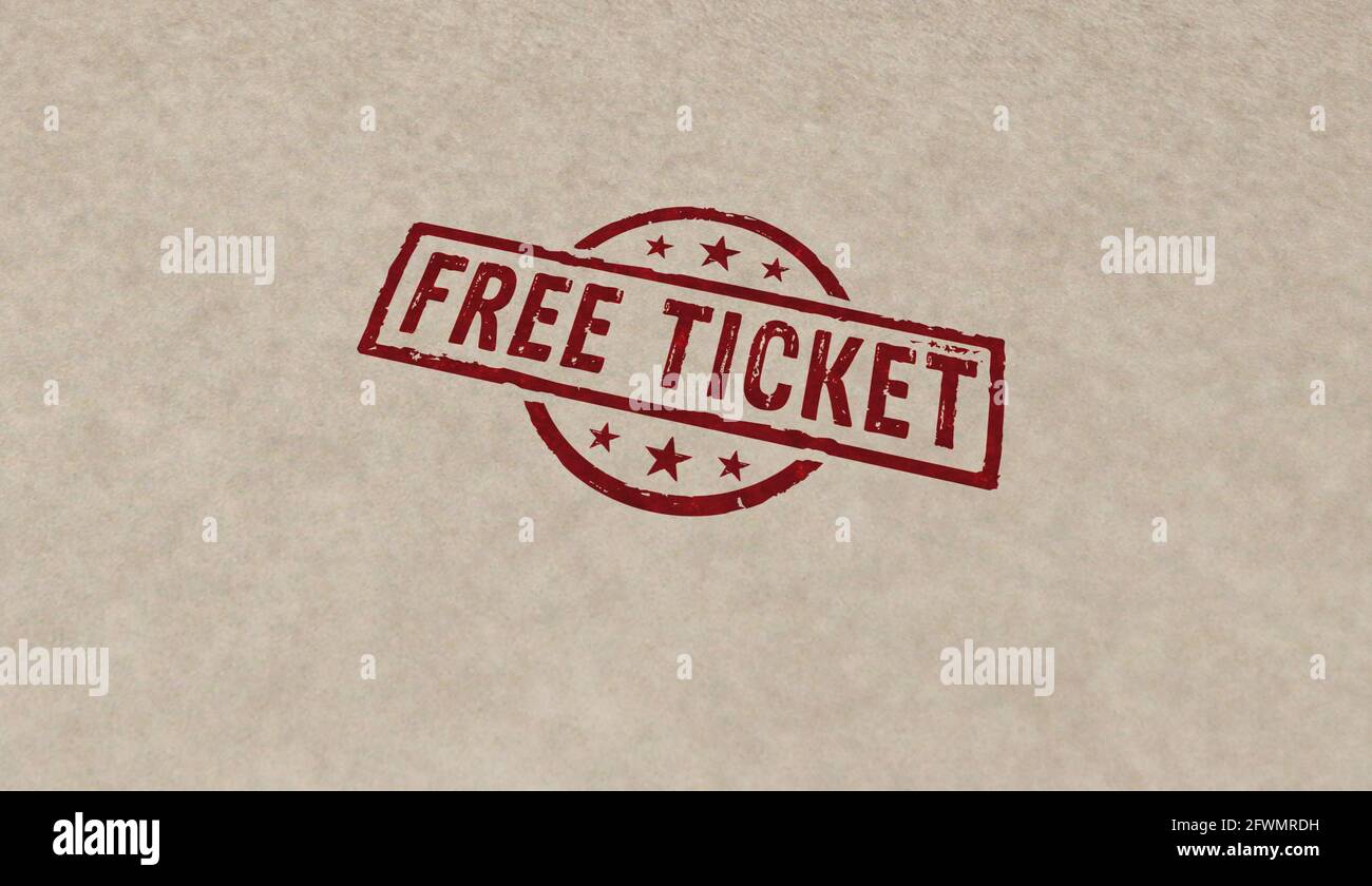 Free ticket stamp icons in few color versions. Admission and free entry ...