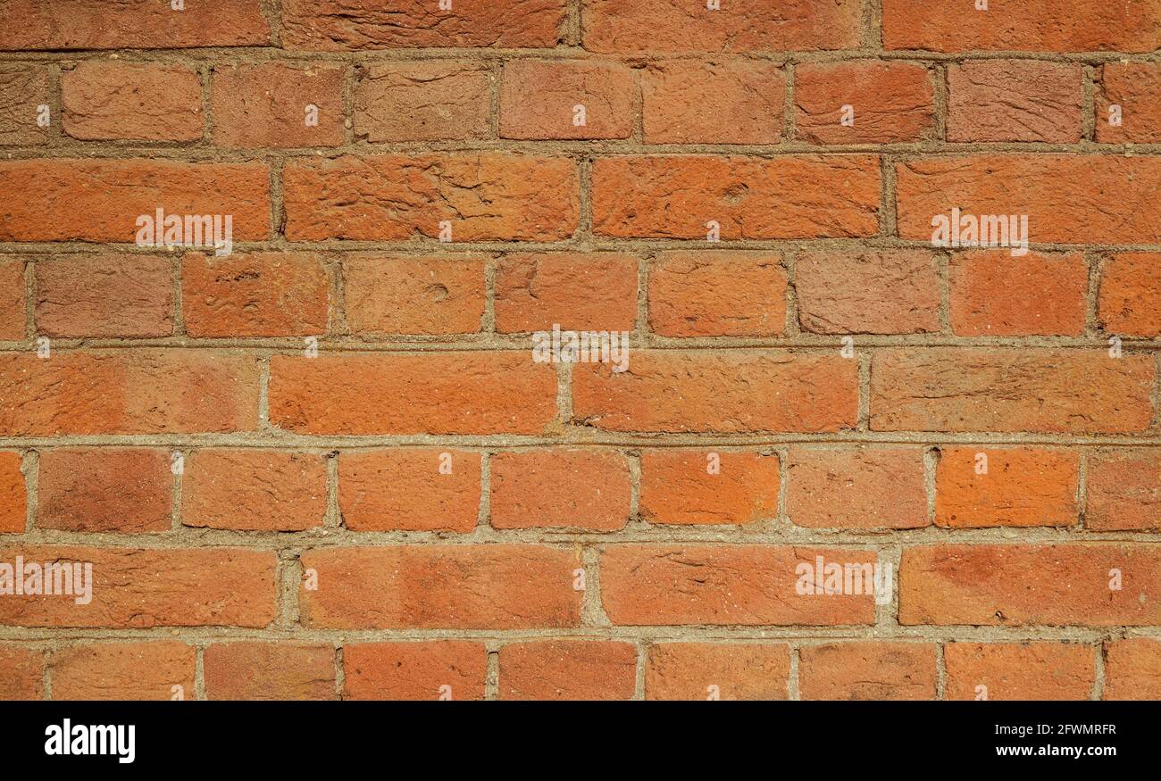 Simple hand made brick wall. Detailed photo of brickwork Stock Photo ...