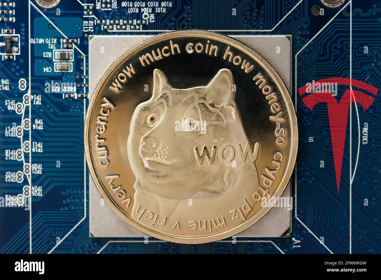 Dogecoin hi-res stock photography and images - Alamy