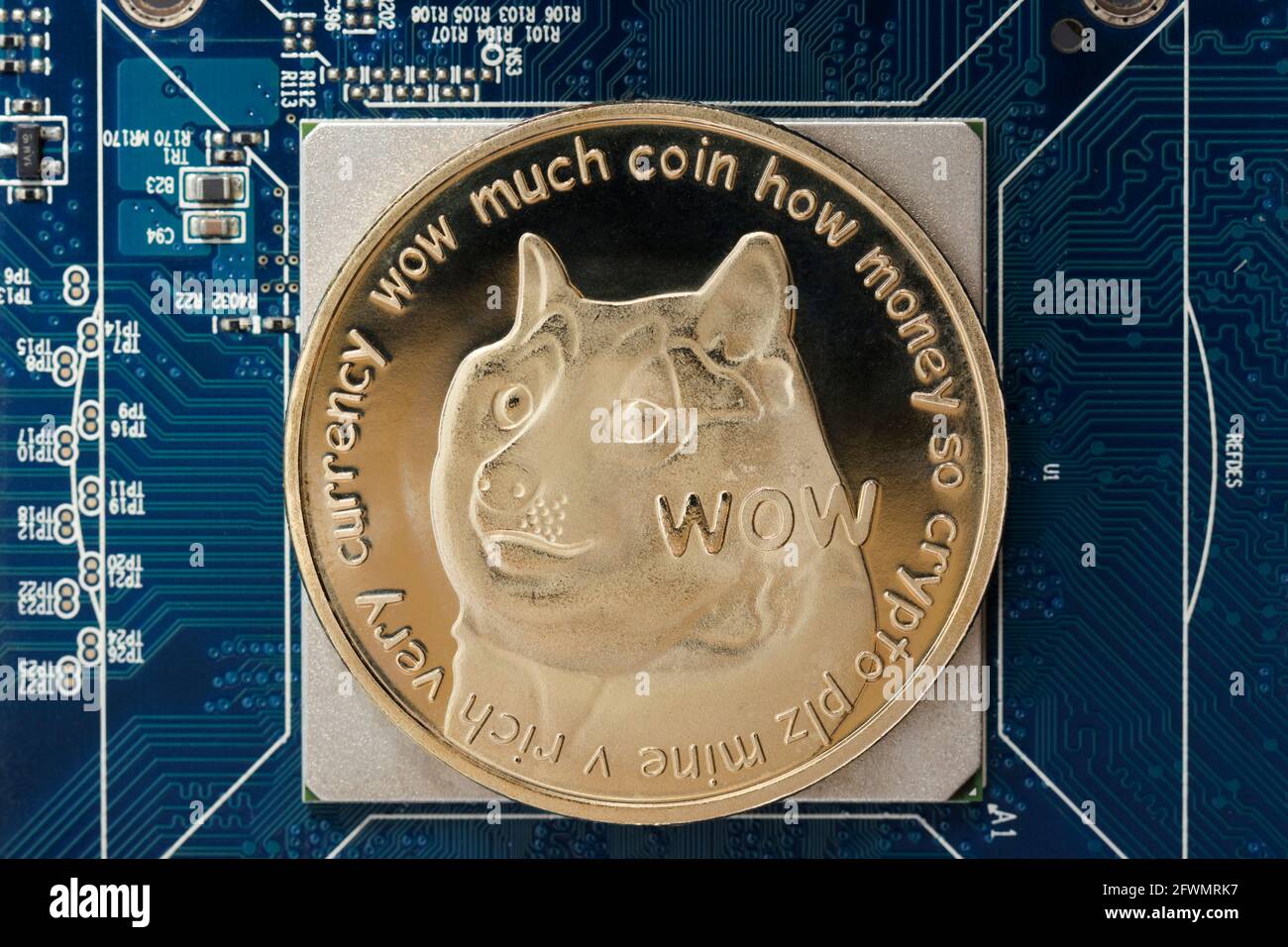 Dogecoin symbol hi-res stock photography and images - Alamy