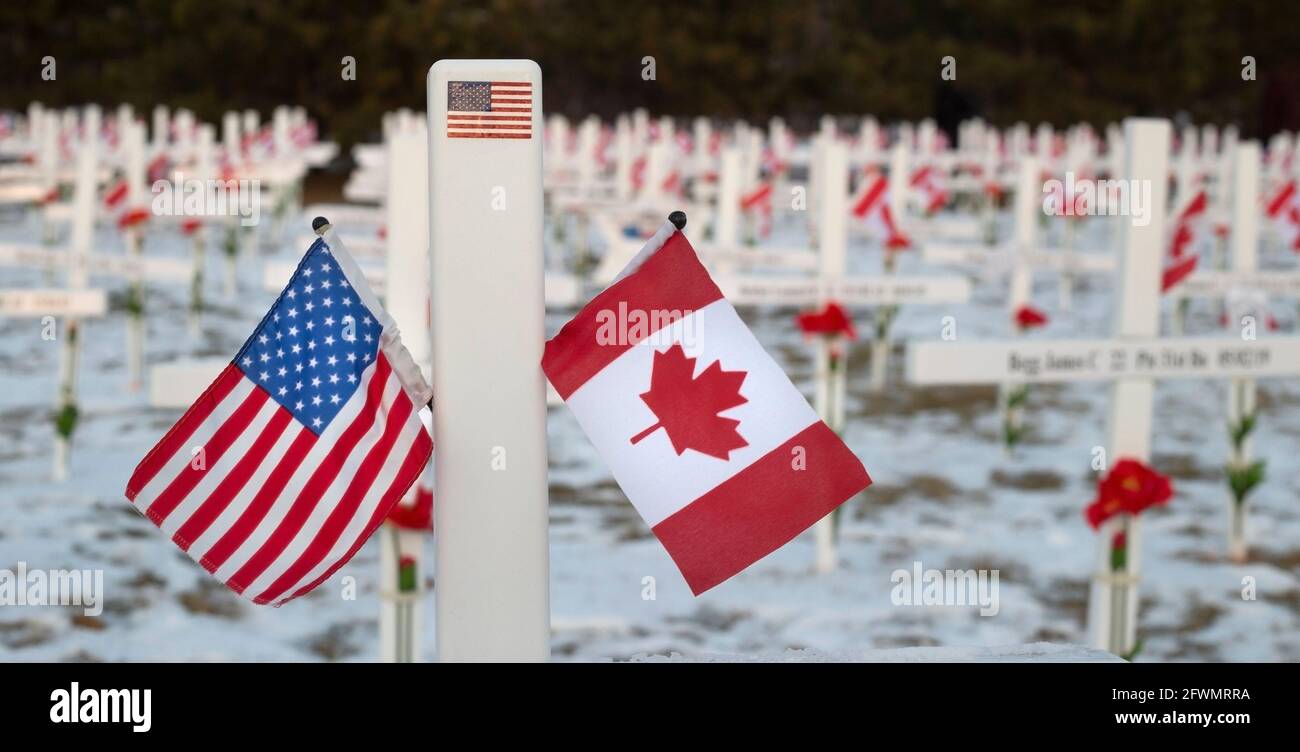 American canadian relations hi-res stock photography and images - Alamy