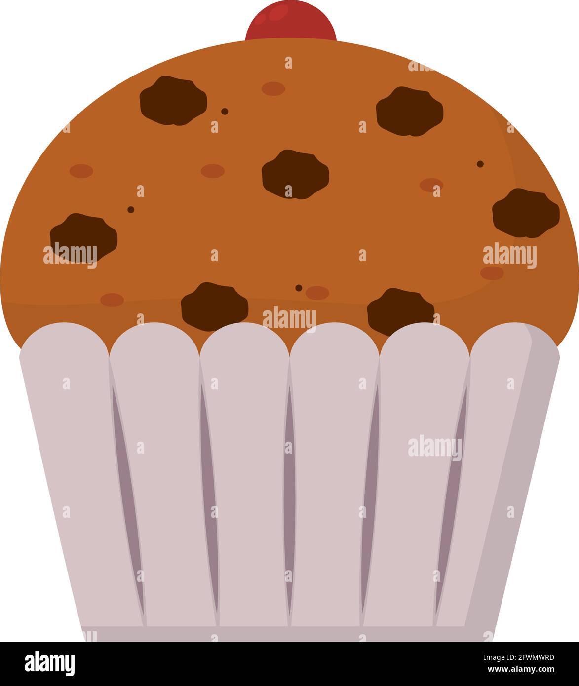 Chocolate chips food background Stock Vector Images - Alamy