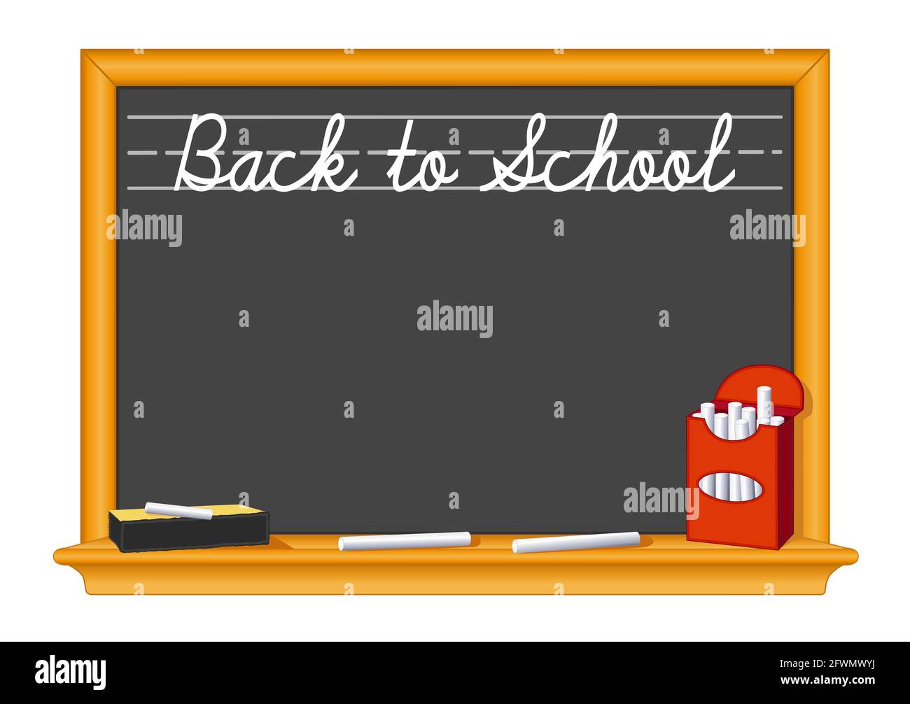 Old Fashioned Teacher Blackboard Cut Out Stock Images & Pictures - Alamy