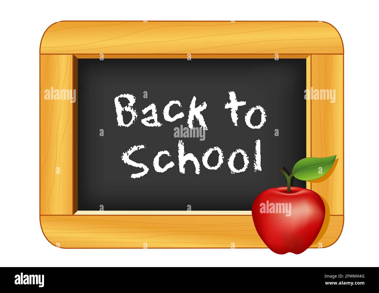 Old fashioned teacher blackboard Cut Out Stock Images & Pictures - Alamy
