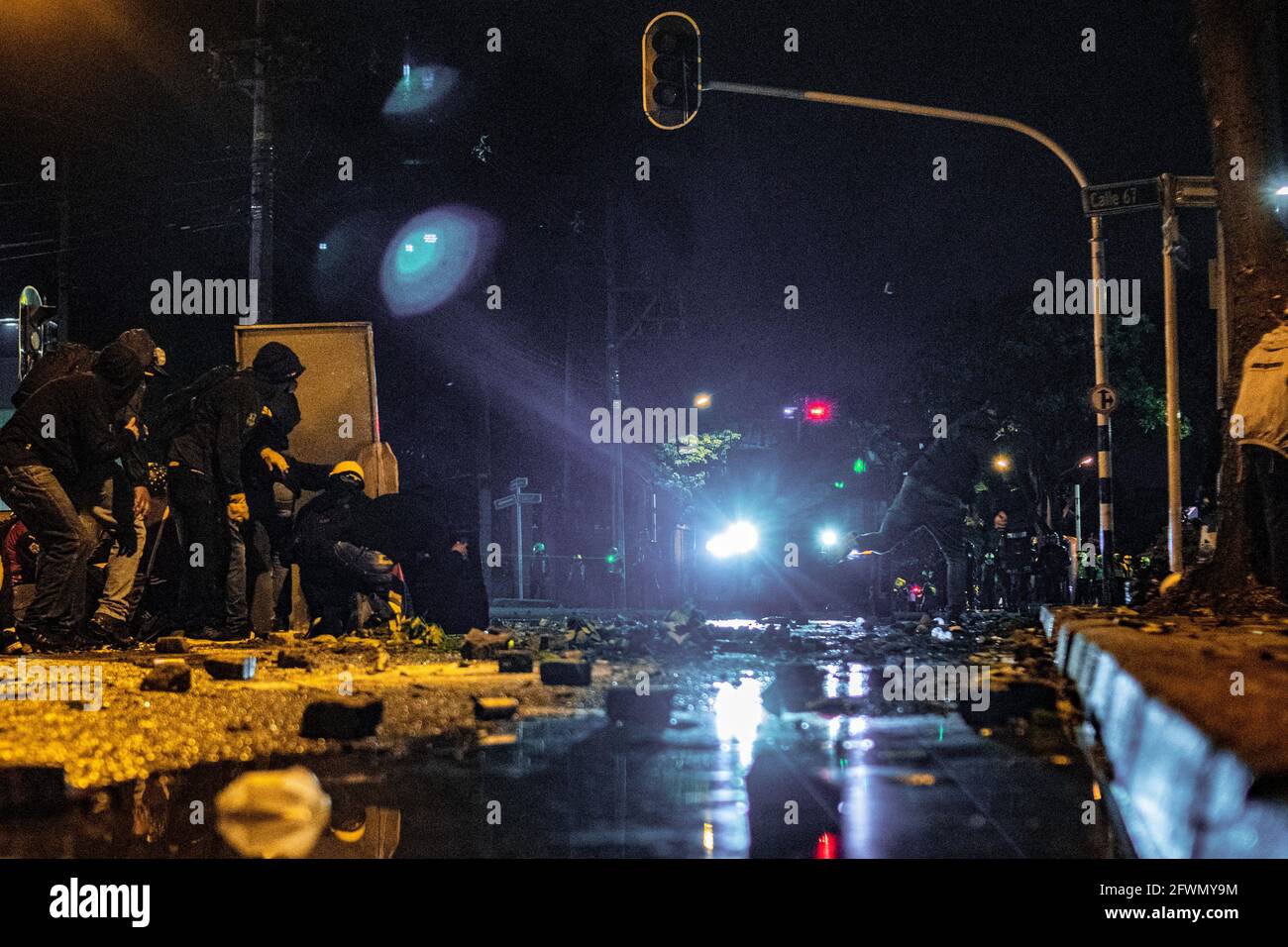 Riot water tank hi-res stock photography and images - Alamy