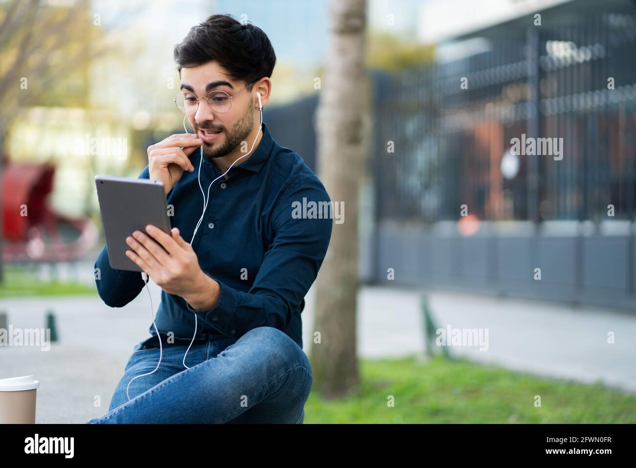 Video call concept young hi-res stock photography and images - Alamy