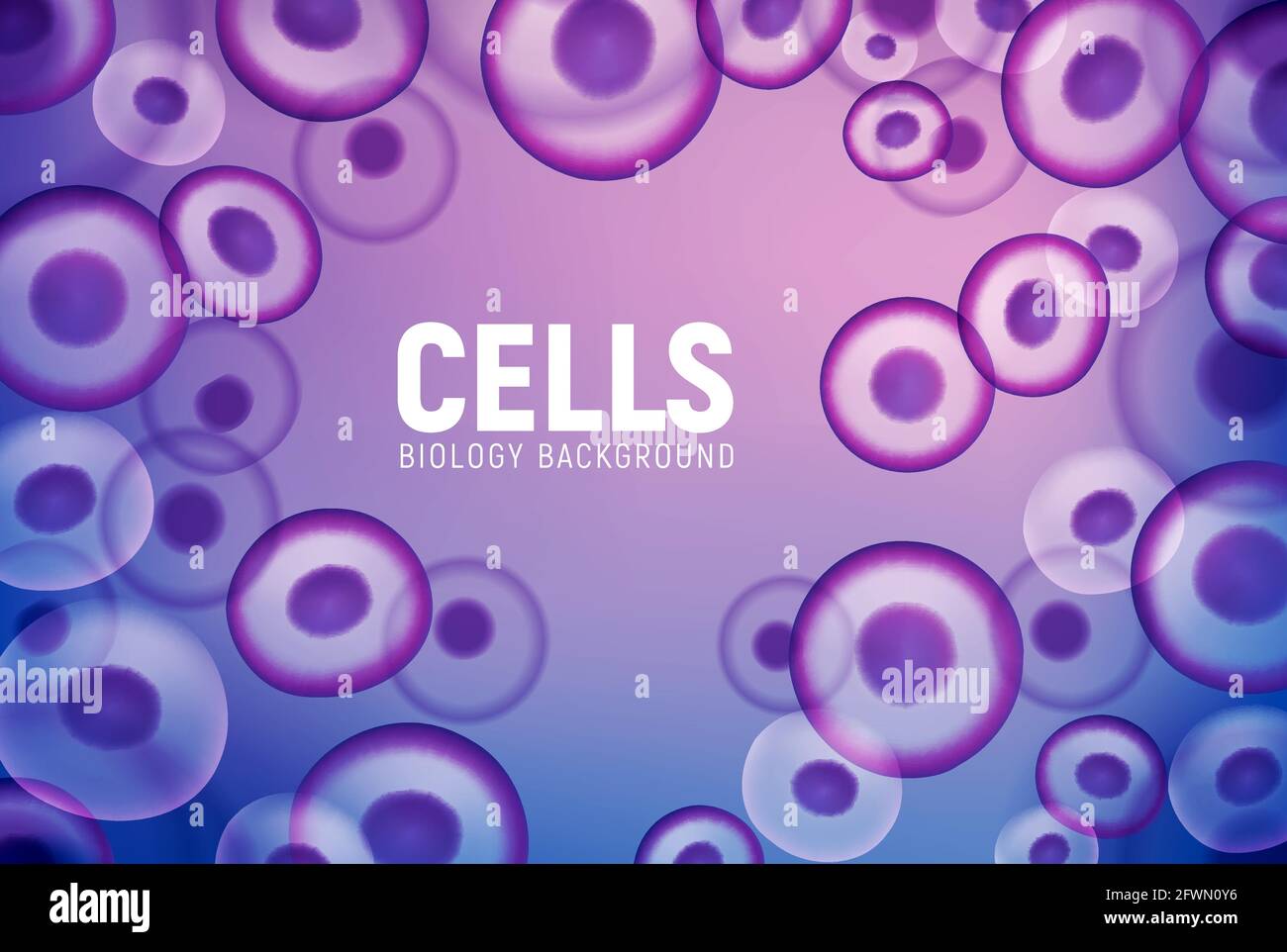 Abstract cell background, human biology science medical nucleus. Vector ...