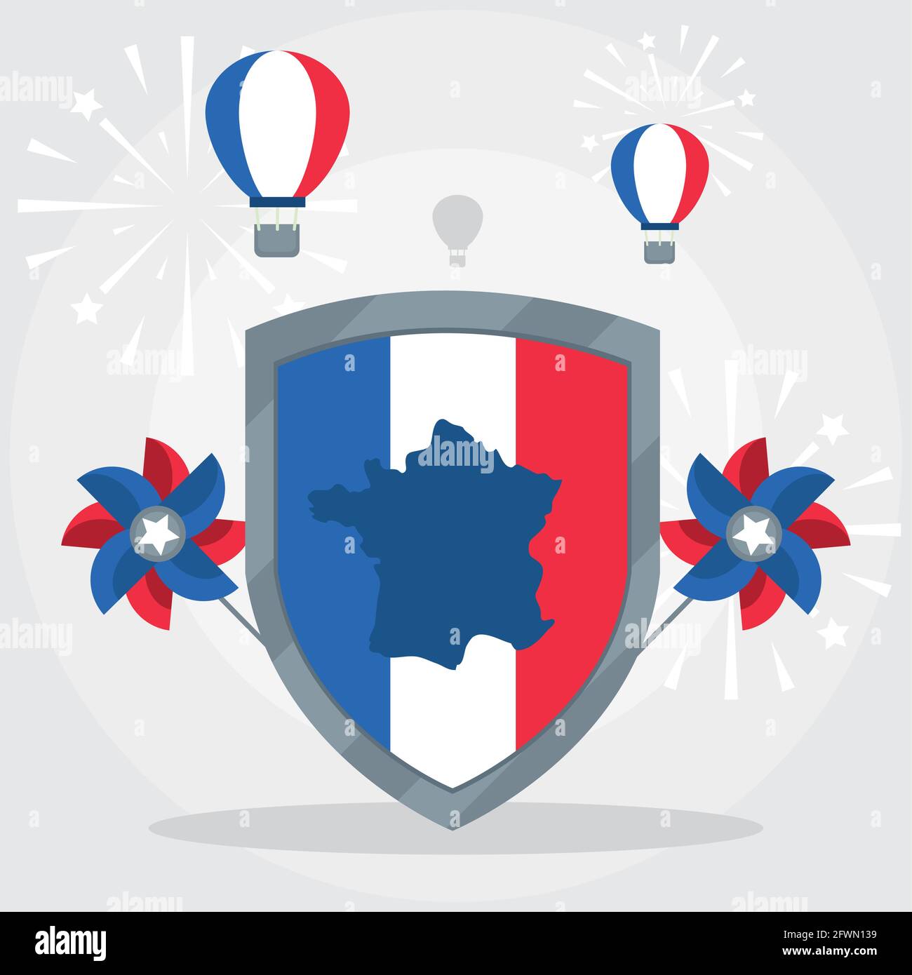 decorative france shield illustration design Stock Vector Image & Art ...