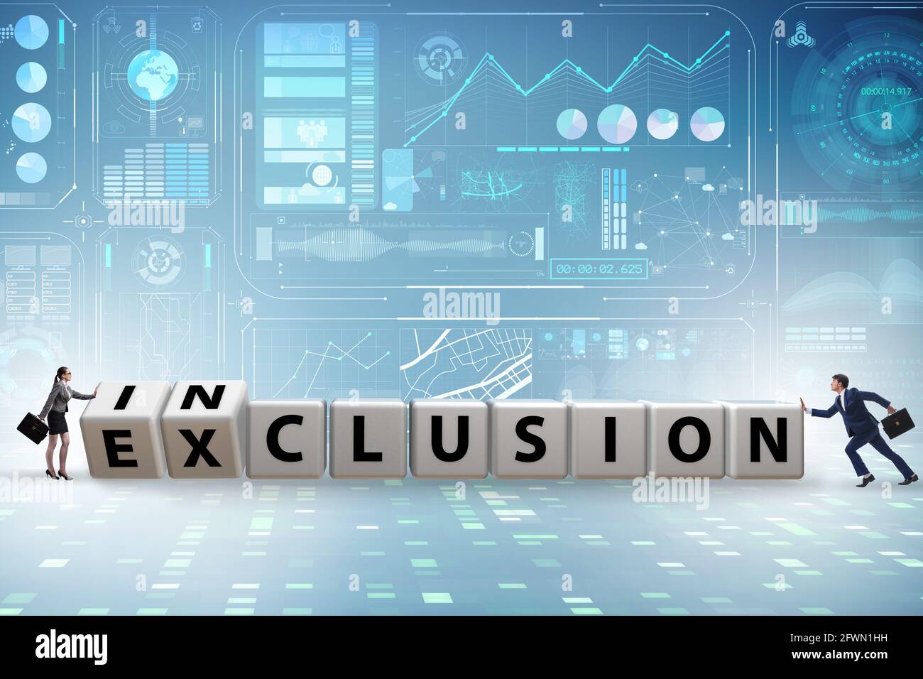 Inclusion integration exclusion separation hi-res stock photography and ...