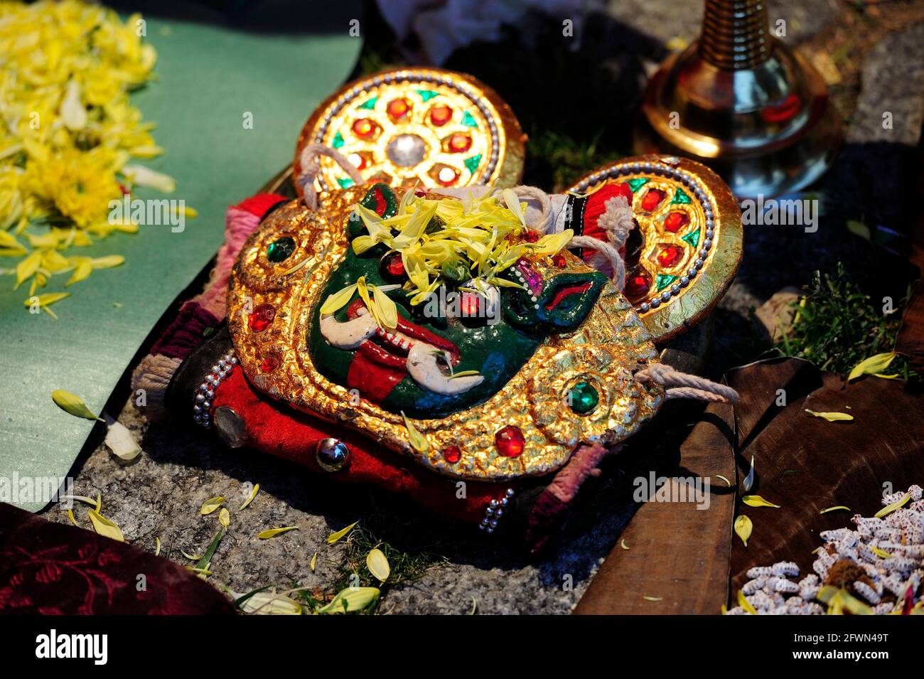 Mudijettu. Kerala temple ritual theater,Mudijettu. Ritual theater from ...