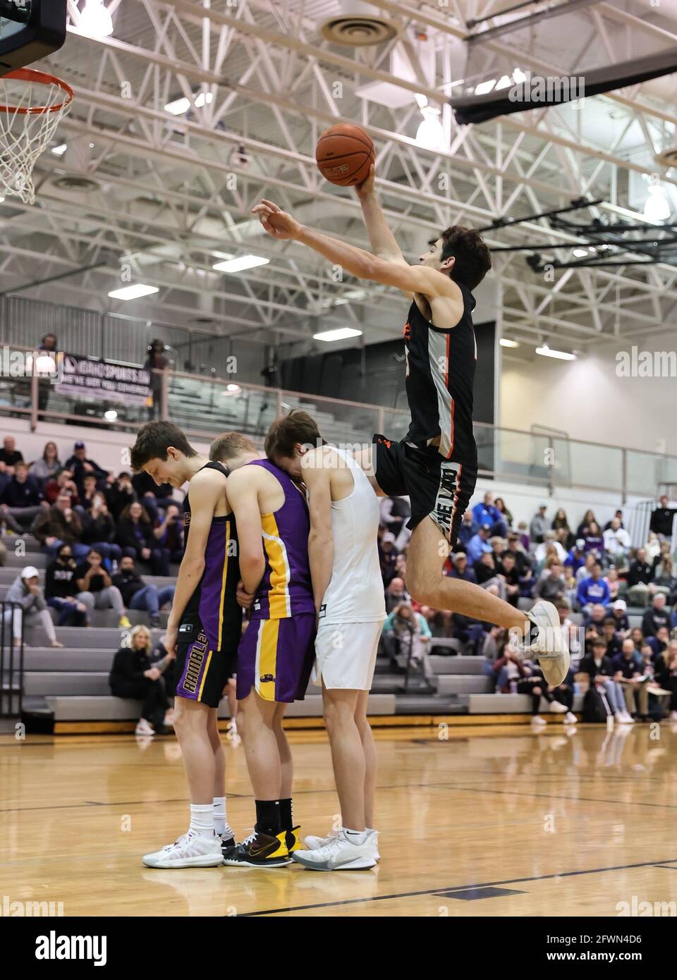 2021 Idaho State High School All-Stars Slam Dunk Contest in Post Falls ...