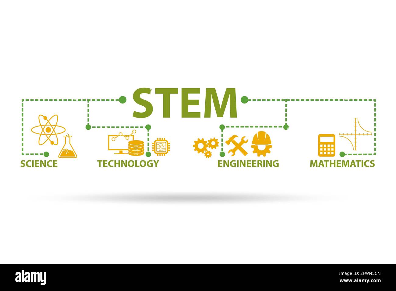 STEM concept in the modern education Stock Photo - Alamy