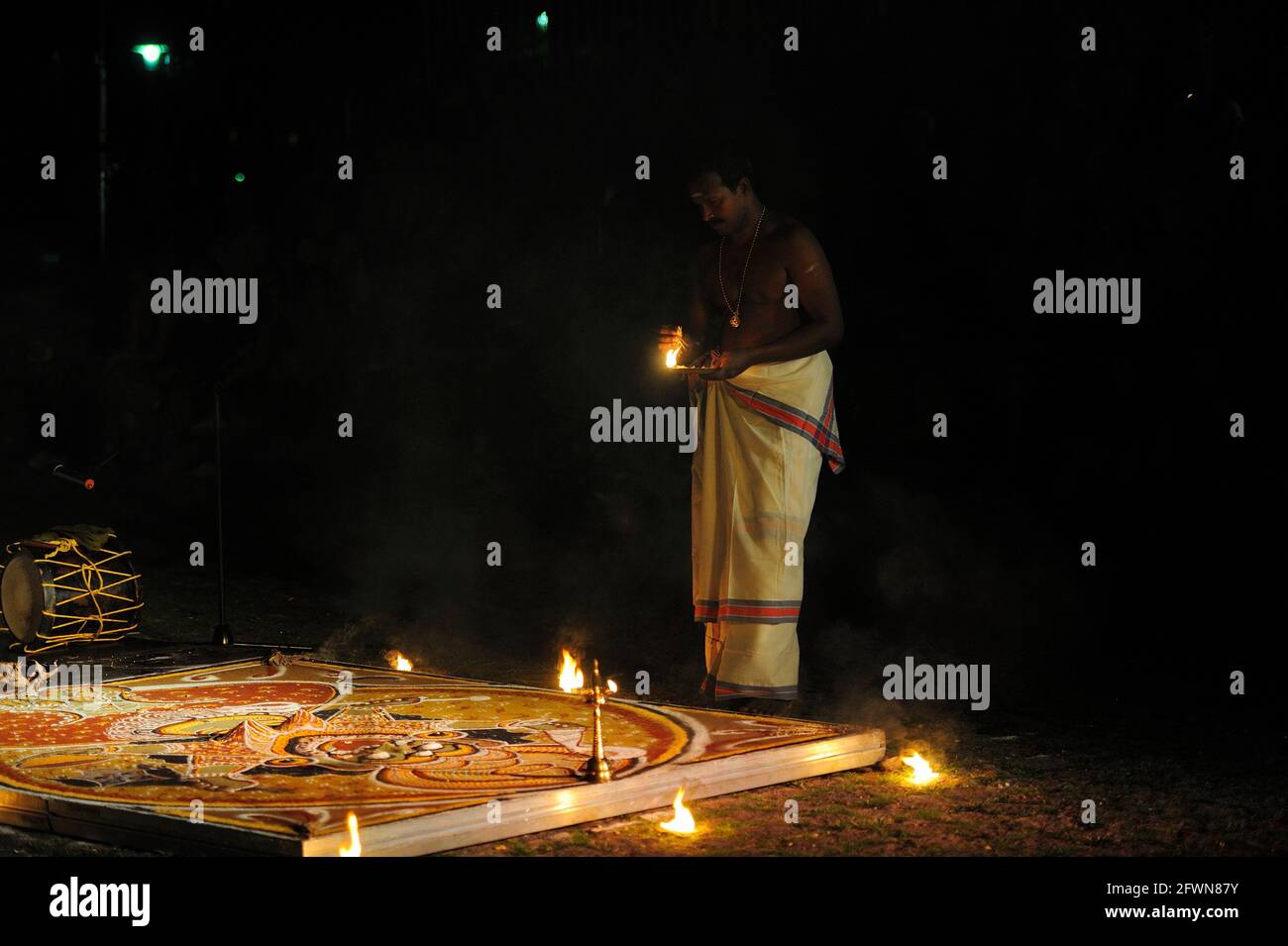 Mudijettu. Kerala temple ritual theater,Mudijettu. Ritual theater from ...