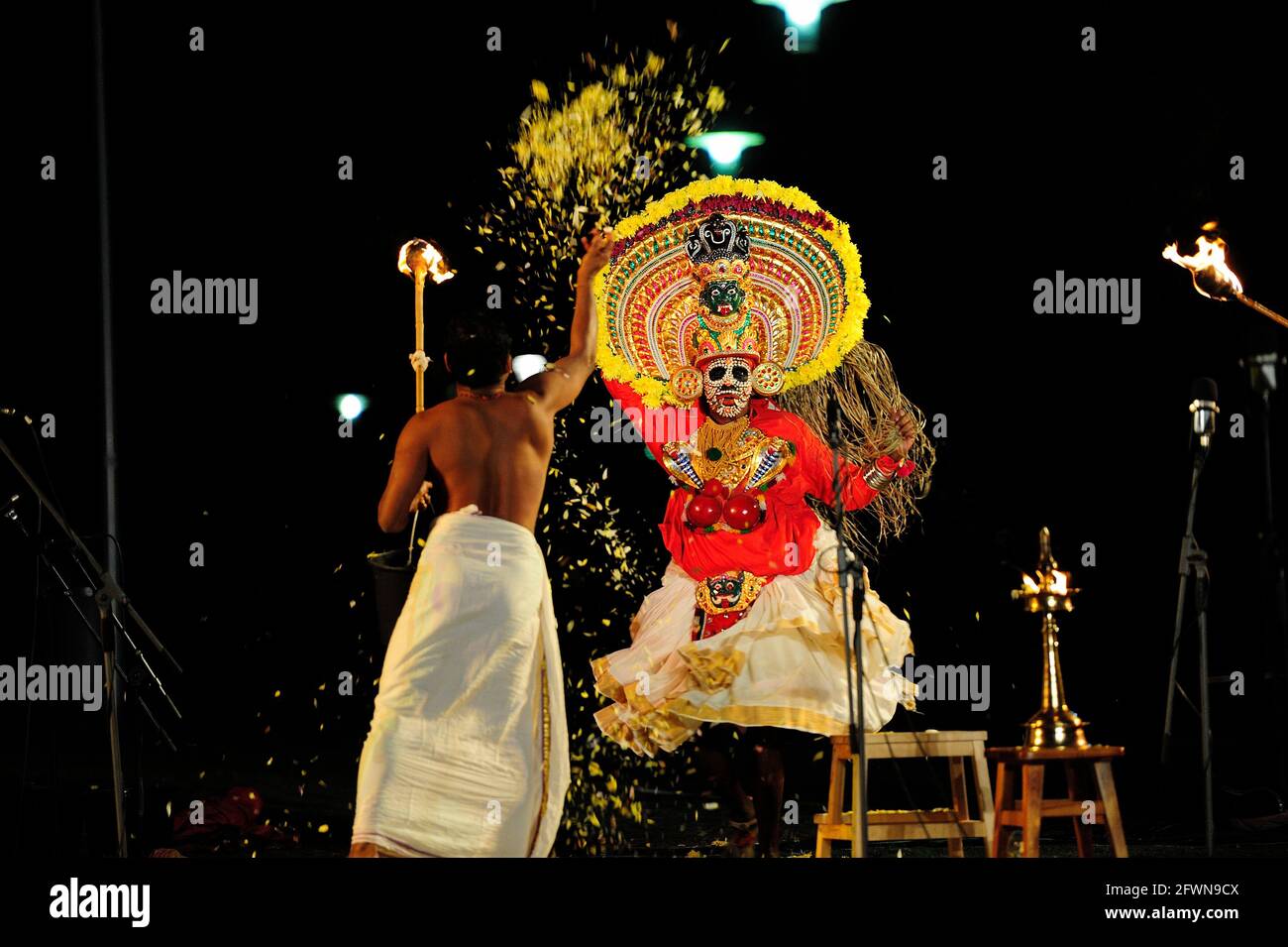 Mudijettu. Kerala temple ritual theater,Mudijettu. Ritual theater from ...