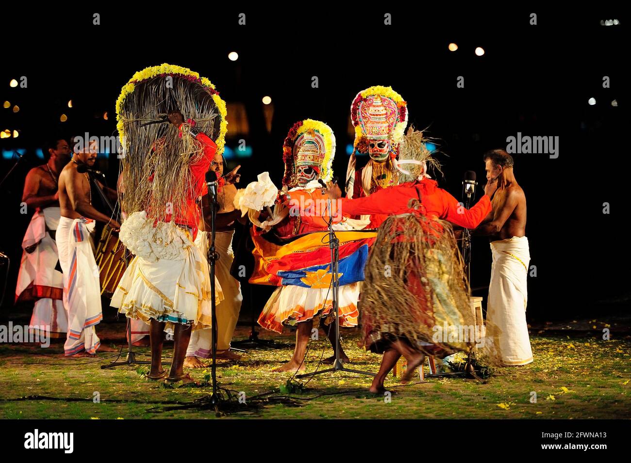 Mudijettu. Kerala temple ritual theater,Mudijettu. Ritual theater from ...