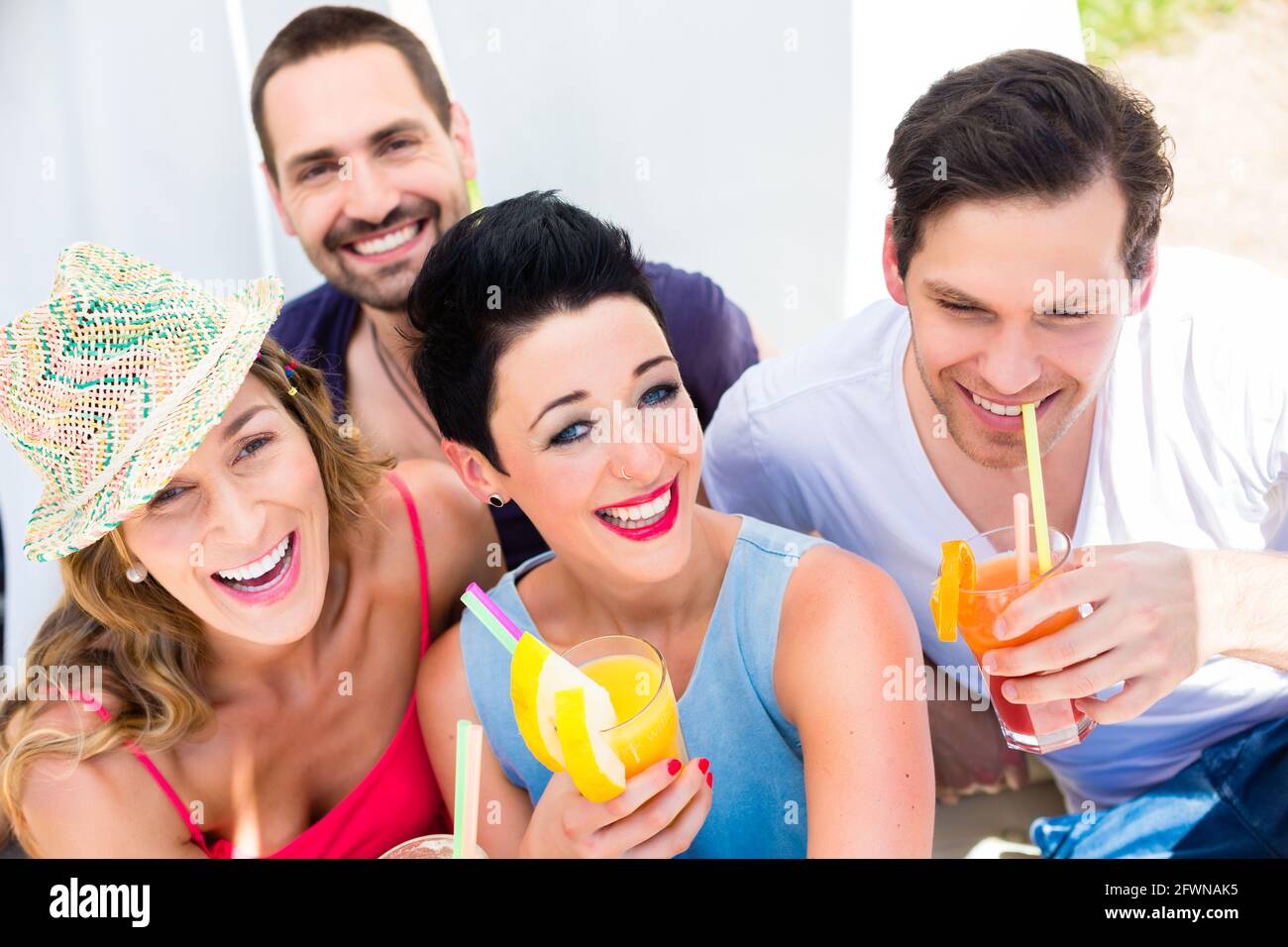 Group women drinking water hi-res stock photography and images - Alamy