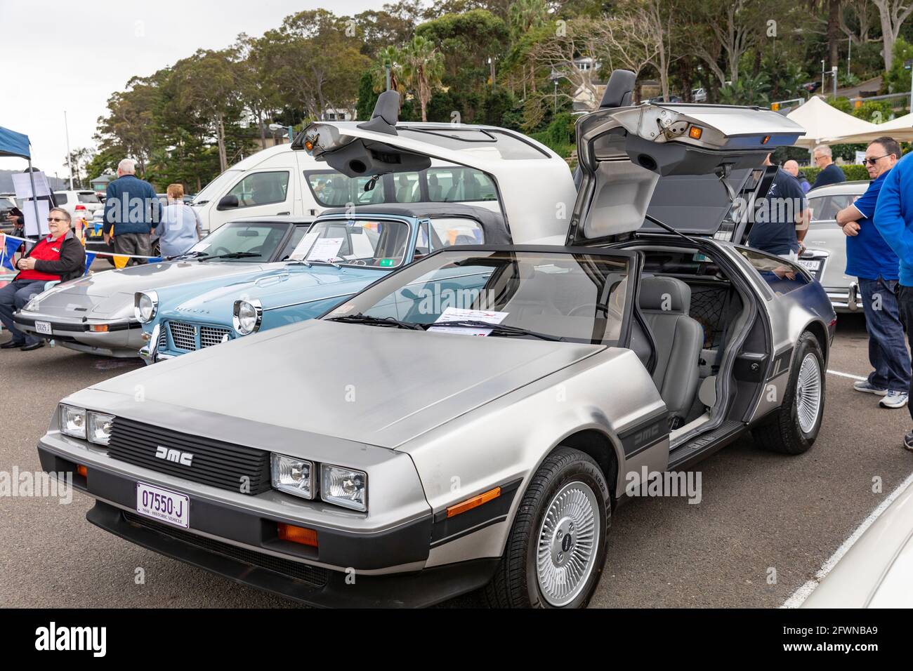 Gull wing delorean hi-res stock photography and images - Alamy