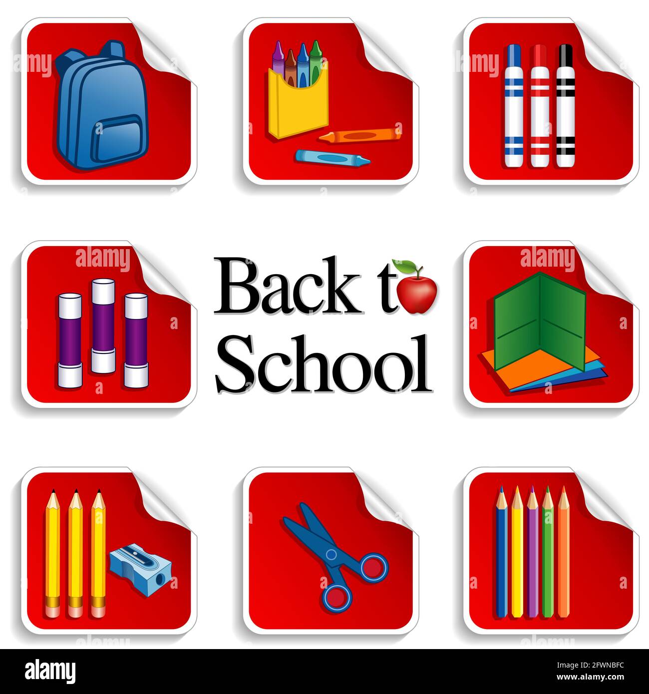 Folders scissors hi-res stock photography and images - Alamy