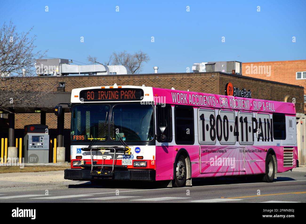 Cta bus chicago hi-res stock photography and images - Alamy
