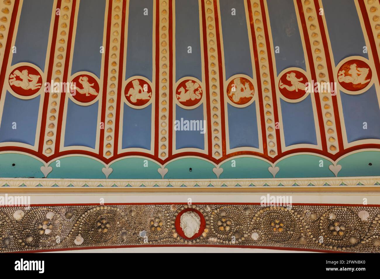 England, Isle of Wight, East Cowes, Osborne House, The Palatial Former ...