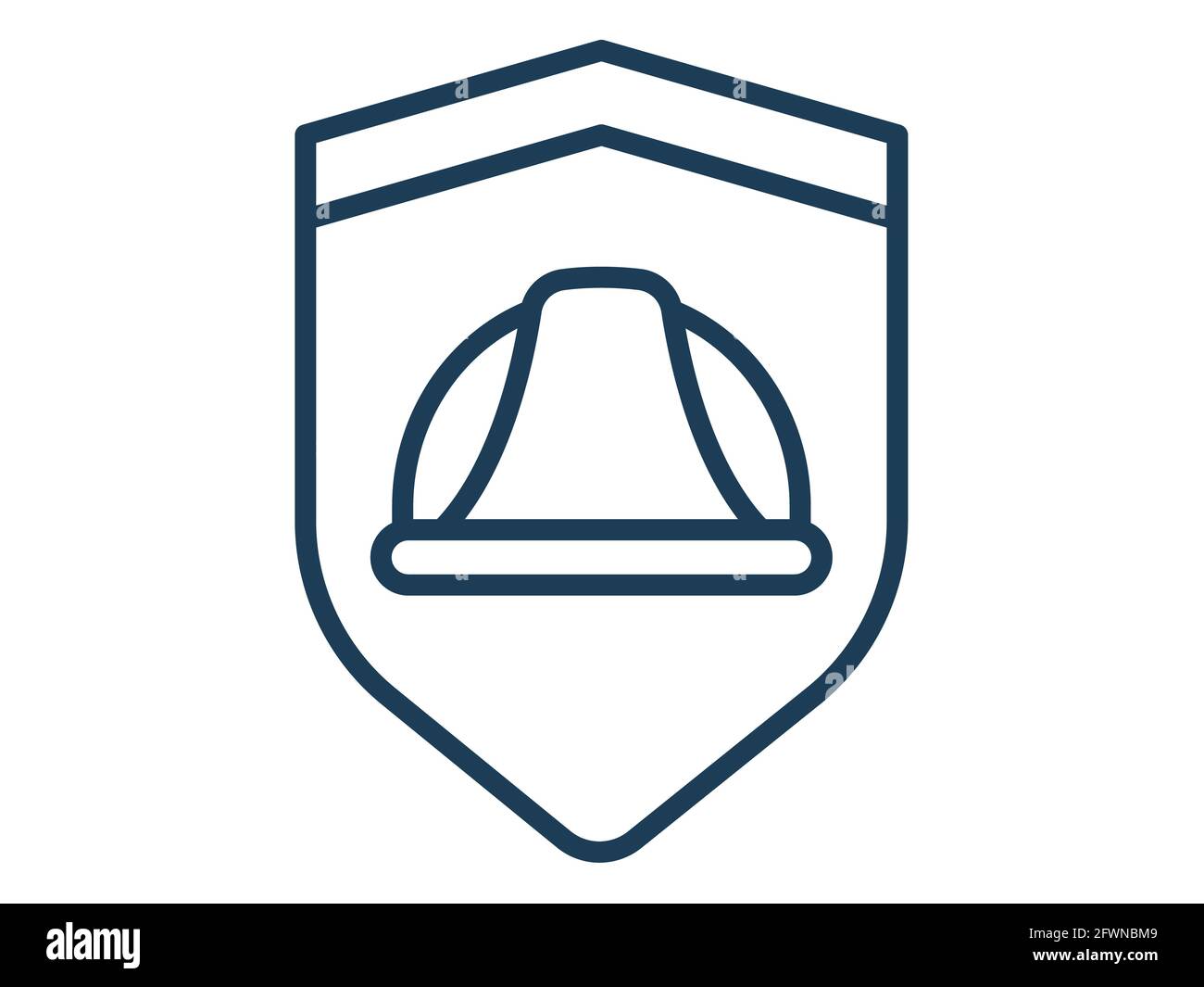 insurance labour protection shield single icon white isolated ...