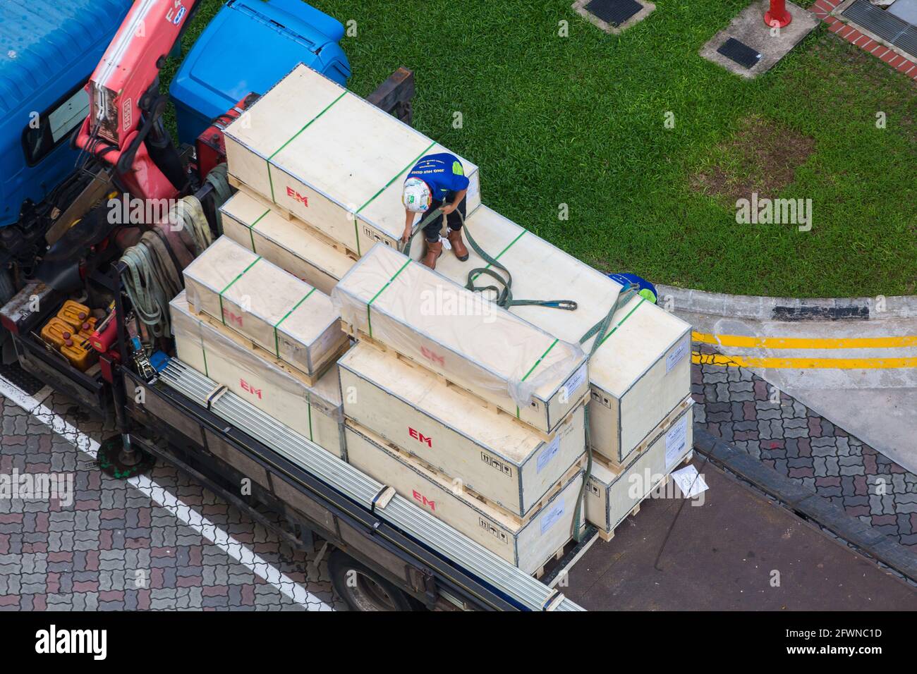 Boom loader hi-res stock photography and images - Alamy