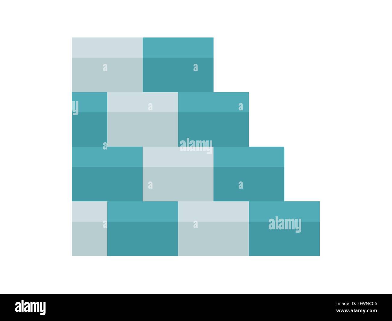 Vector single brick texture hi-res stock photography and images - Alamy