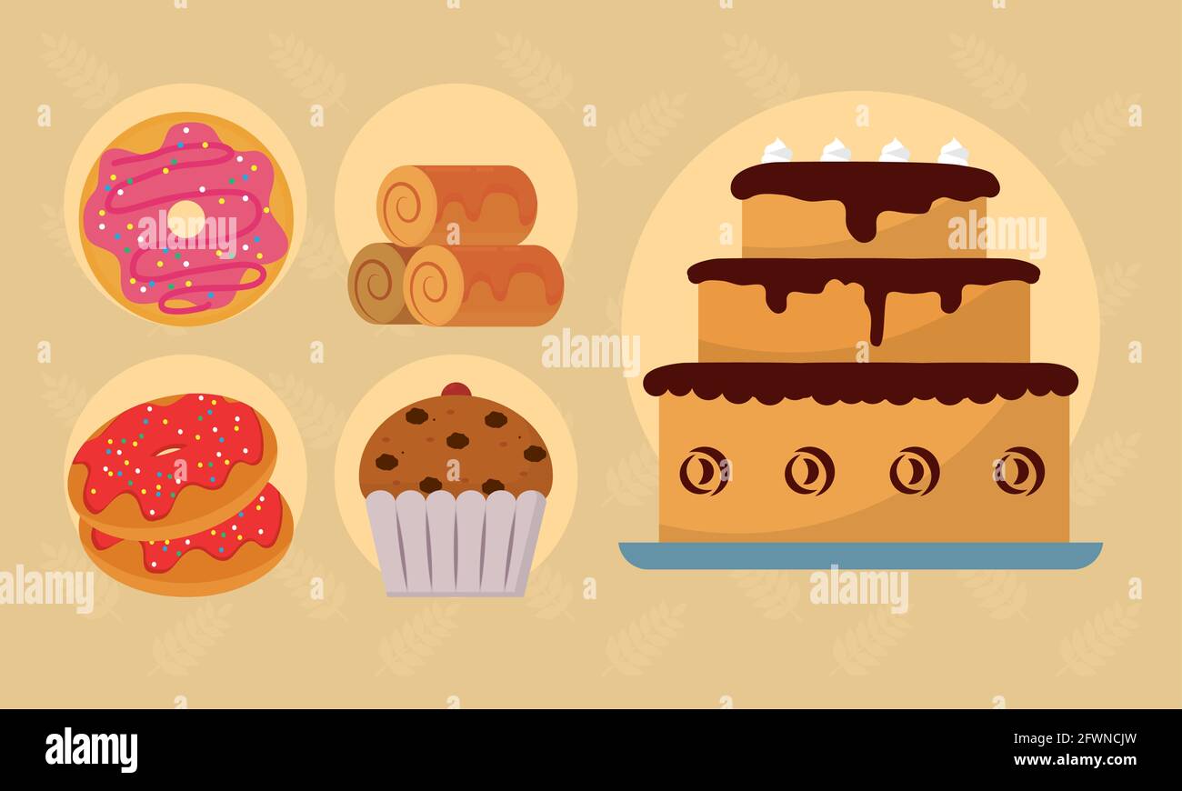 Swiss bakery Stock Vector Images - Alamy