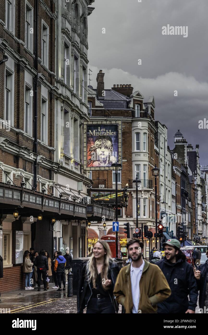 London the West End and Soho Stock Photo - Alamy