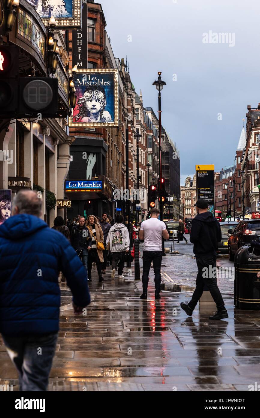 London the West End and Soho Stock Photo - Alamy