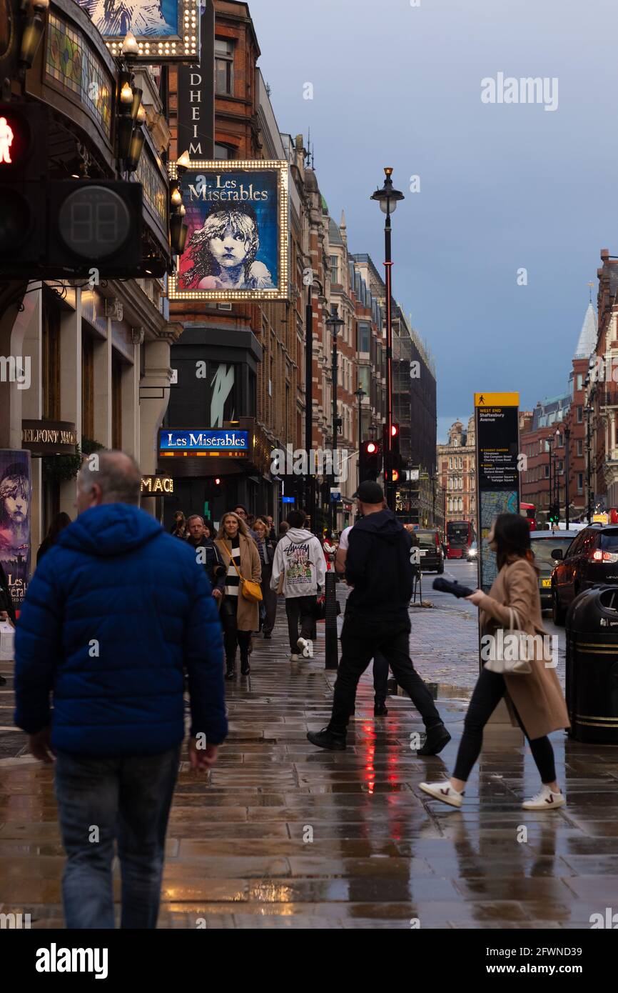 London the West End and Soho Stock Photo - Alamy