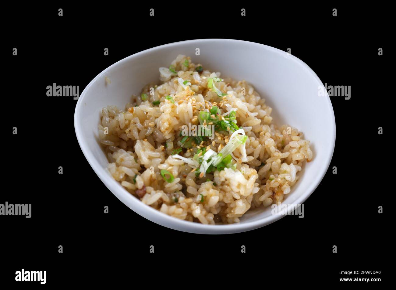 Japanese garlic fried rice with vegetables Stock Photo - Alamy