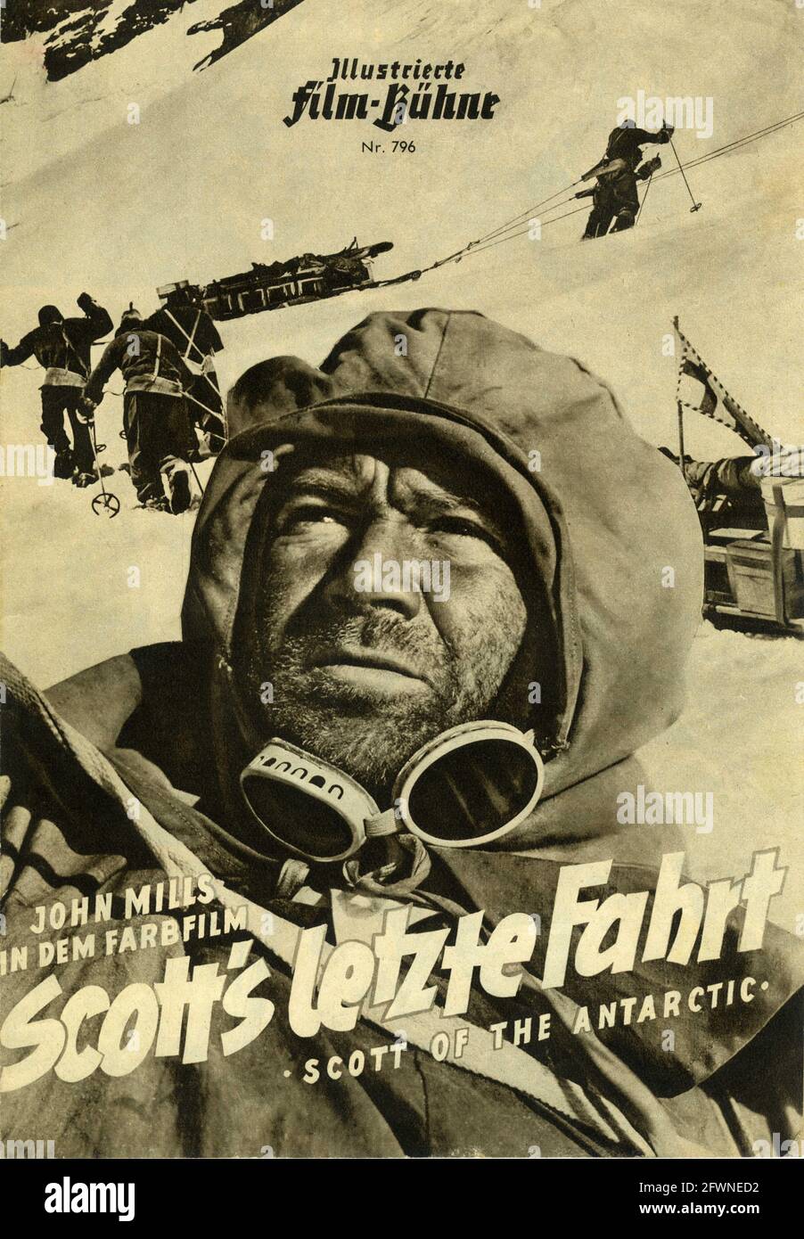 JOHN MILLS as Captain Robert Falcon Scott R.N. in SCOTT OF THE ...